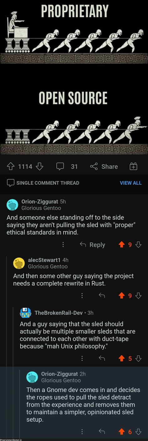 I Saw This On Rlinuxmasterrace And The Comments Were Funnier Than The Actual Meme By Far