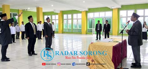 Lantik Warek 1 Dan Warek 2 Rektor Iain Sorong Bukan Karena