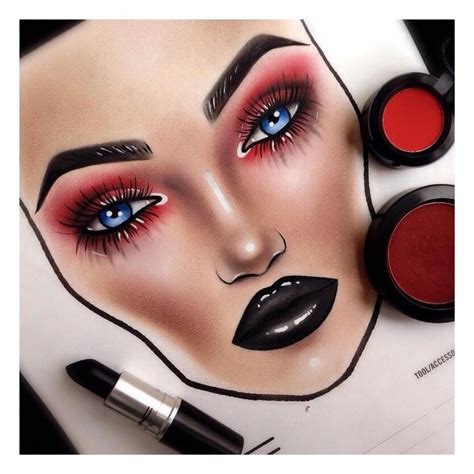 Mac Face Chart Makeup Infographic Chart Design
