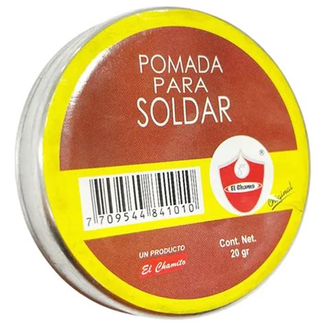 Pomada Para Soldar Chamo X 20 Grms Ferretería Mauro