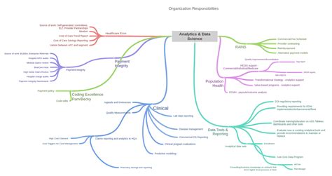 Analytics And Data Science Organization Responsibilties Coggle Diagram