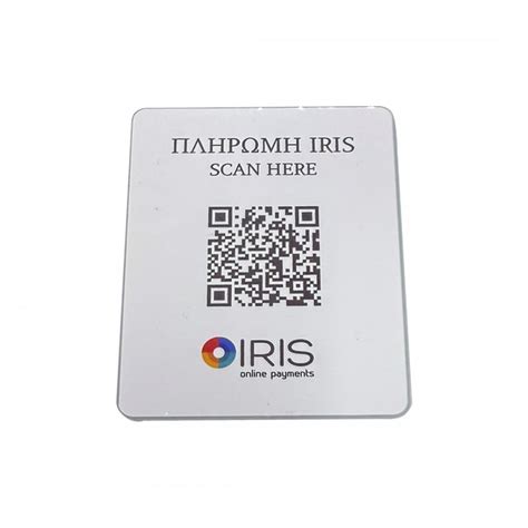 Iris Qr Code Desktop Payment Stand Iris 10152