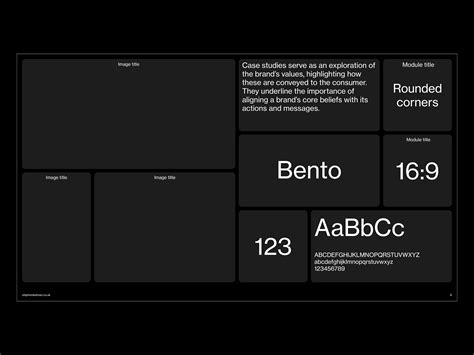 Bento Style Brand Presentation Grid System For Indesign By Stephen