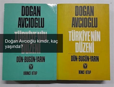 Doğan Avcıoğlu Kimdir Kaç Yaşında Teknoloji Ötesi Haberler