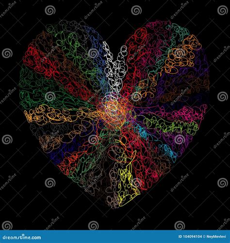 A Symbol Of The Complexity Of Love Stock Vector Illustration Of A Symbol Of The Complexity Of Love Stock Vector Illustration Of