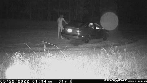 We Set Up Trail Cameras At The End Of Our Driveway Naked Butt Was Not