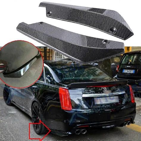 For Cadillac Escalade Ats Cts Car Rear Bumper Splitter Diffuser Canard