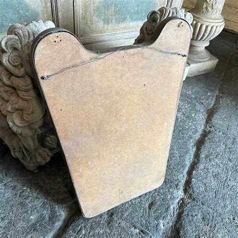 Mid Century Modern Brass Italian Wall Mirror Attributed To Gio Pointi 1950s For Sale At Pamono