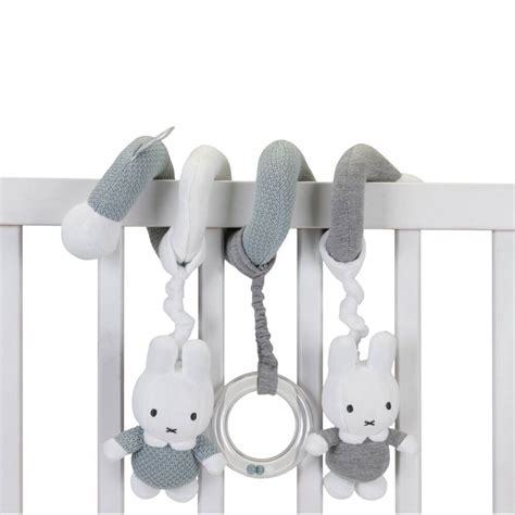 Miffy Knit Miffy Spiral Toy Green