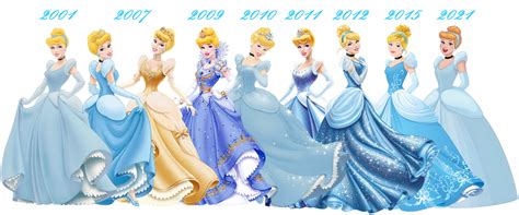 Cinderella Evolution Updated By Britishchick09 On Deviantart