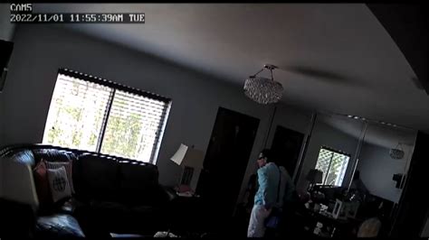Surveillance Footage Captures Burglar Entering Northwest Miami Dade