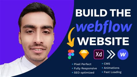 Create Custom Webflow Website Figma To Webflow Xd To Webflow By Theahmedkharal Fiverr