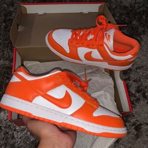 Orange Dunks Orange Nike Shoes Trendy Shoes Sneakers Pretty Shoes Sneakers