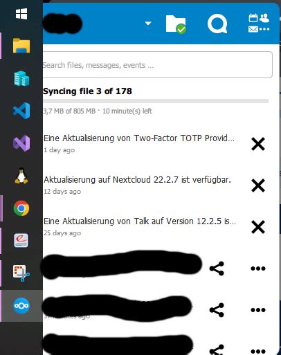 Bug Taskbar On Left Not Honored · Issue 4481 · Nextclouddesktop · Github