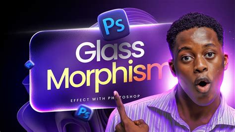 Glass Morphism Effect In Photoshop Youtube
