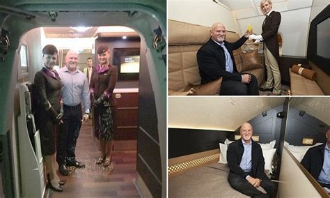 Gino Bertuccio Is The First Passenger To Fly In Etihads New Residence Class In Its Brand New