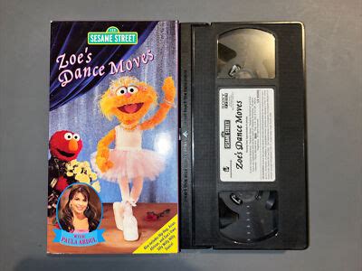 Sesame Street Zoes Dance Moves Vhs 2003 2 74645020037 Ebay