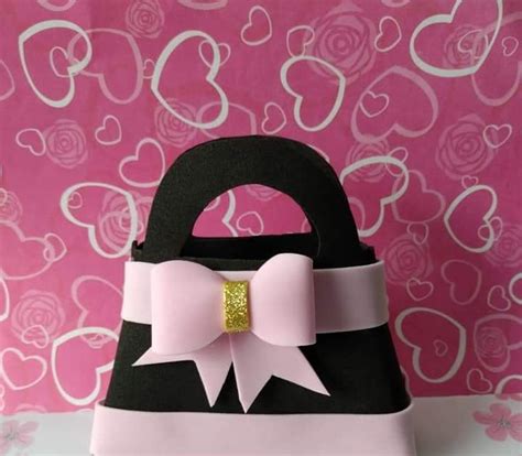Mini Bolsa De Eva Molde Gratuito Ver E Fazer