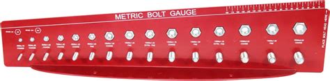 Bolt And Nut Thread Size Fastener Gauge Mm Metric