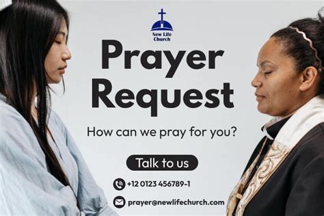 Plantilla De Prayer Request Flyer Postermywall