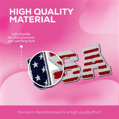 Usa Flag Pattern Patch Chenille Patch Counter Culture Diy