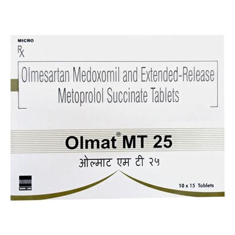 Olmat Mt 25 Tablet 15s Uses Side Effects Price Netmeds