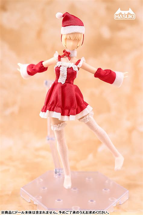 Hasuki Cs 003 Doll Costume Santa Cos Set Doll Accessory