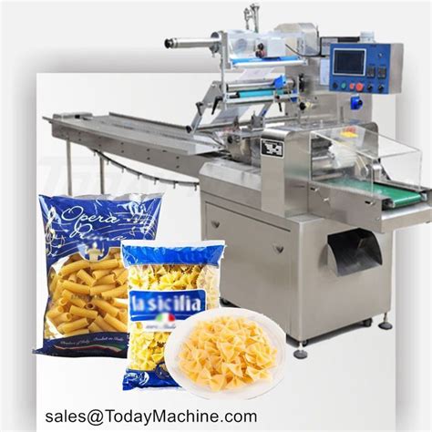 Horizontal Biscuit Cracker Flow Wrapping Packaging Machine