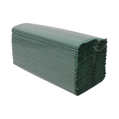 Green 1 Ply C Fold Hand Towel Cs 2640