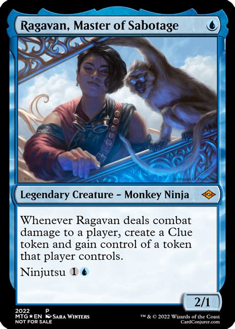 Continuing The Ragavan Cycle With A Blue Monke R Custommagic