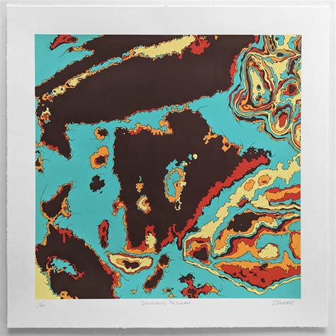 Dysplastic Network Regular By J Dobbie Rare Prints And Posters