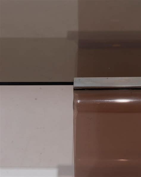 Smoked Altuglass Coffee Table By Michel Dumas 1970s For Sale At 1stdibs