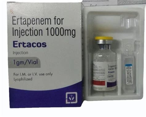 Ertacos 1gm Inj Ertapenem 1gm Injection At ₹ 1500box Ertapenem
