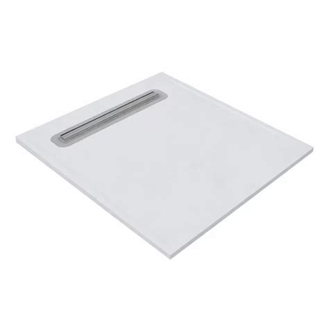 Impey Aqua Dec Linear 2 1000x1000mm Wetroom Shower Tray
