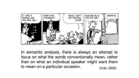 Conceptual And Associative Meaning In Semantic Analysis There Is
