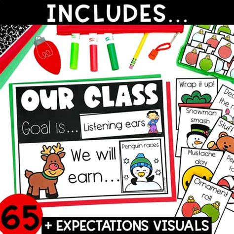Classroom Management Whole Class Incentive Chart December By Mrs Latulip