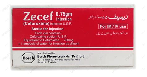Zecef 750mg Injection 1vial Buy Online At Dvago®