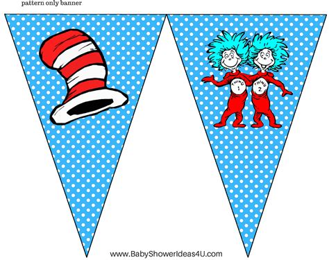 Dr Seuss Banner Printable Printable Templates