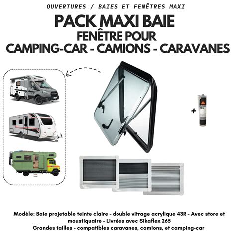 Baies Et Fenêtres Van Aménagé Promos Accessoires Vanlife