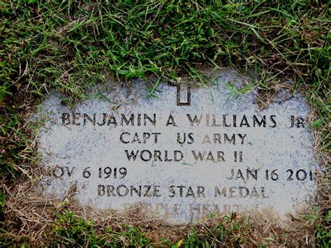 Capt Benjamin Atticus Williams Jr 1919 2010 Find A Grave Memorial