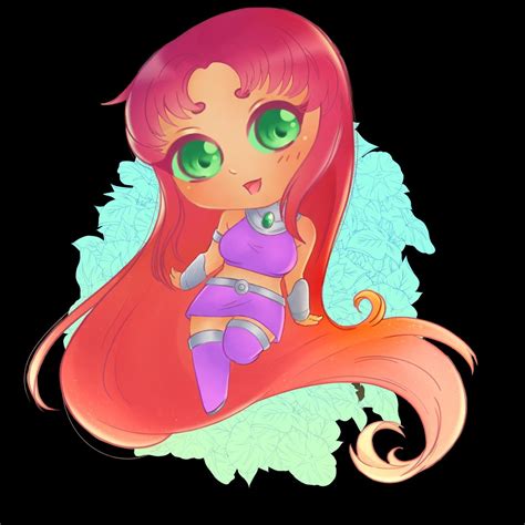 Starfire Chibi By Awesomepenguinpeople On Deviantart