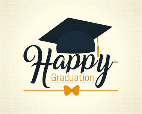 Ilustración De Feliz Graduación Vector Premium