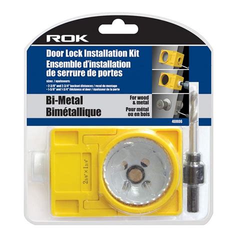 Door Lock Installation Kit Canadian Woodworker