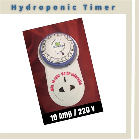 Polypropylene Rectangular Hydroponic Timer At ₹ 975piece In New Delhi