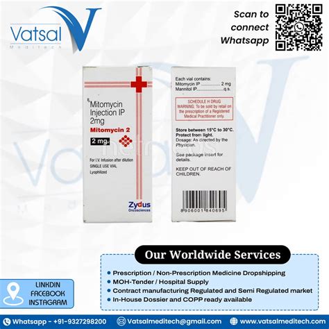Mitomycin 2 Mg Injection At ₹ 220vial Mitomycin C 10mg Injection In