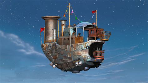 Artstation Steampunk Ship