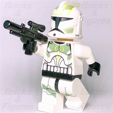 Lego® Star Wars Clone Trooper Minifigure Horn Company Phase 1 Green 7913 Sw0298 Ebay