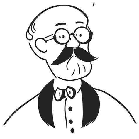 Anciano Calvo Ludwik Lejzer Zamenhof Con Pequeñas Gafas Redondas Un Bigote Y Un Blanco Esponjoso