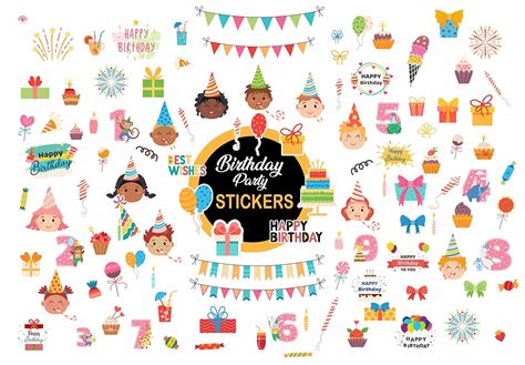 Isee 360® Happy Birthday Scrapbook Stickers For Journals Scrapbooking