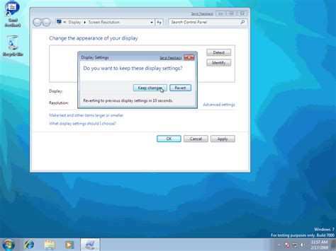 Windows 7 Changing Screen Resolution Quickly